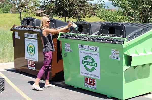 Remote Glass Recycling Bins - Recycle Utah
